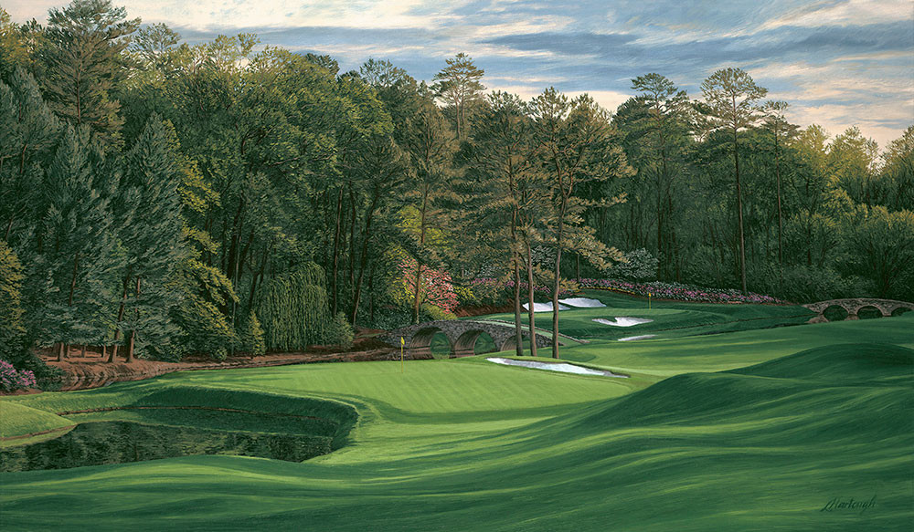 Augusta National 11th Hole Framed Canvas Art