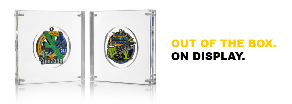 Medal Blocks| Medal Display and Marathon Medal Display Case | Challenge ...