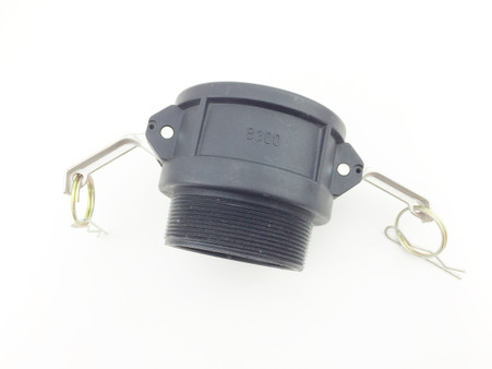 Type D Female 3 inch Camlock Fitting to 3 inch Female Thin Thread, PP ...