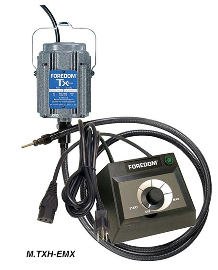 Foredom Flexible Shaft 1/3 HP TXH Hanging Motor With EMX Table Top Dial ...