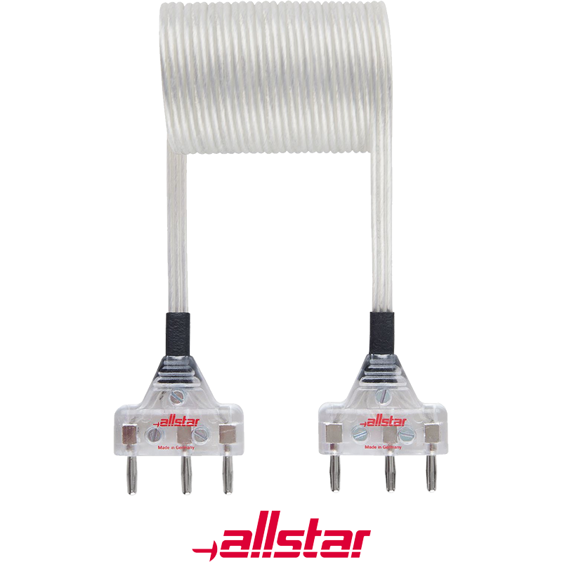 Body Cord - Epee, Allstar Clear - The Fencing Post