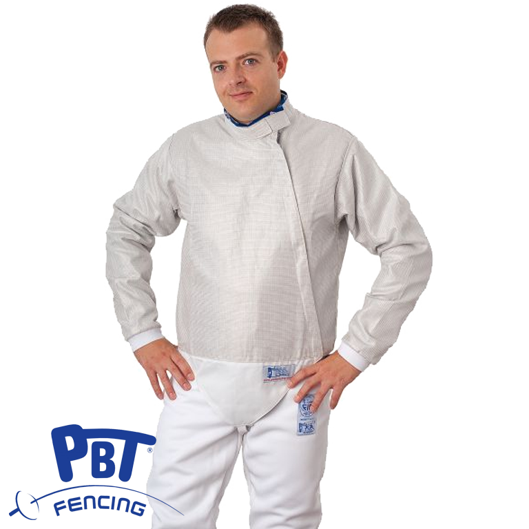 Men's Sabre Lame - PBT White inox washable - The Fencing Post