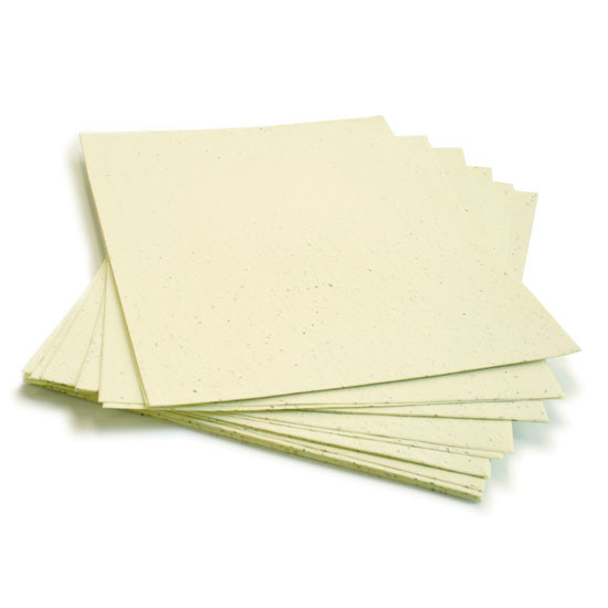 Yellow Plantable Seeded Paper Sheets with Wildflower Seeds - 8.5" x 11 ...