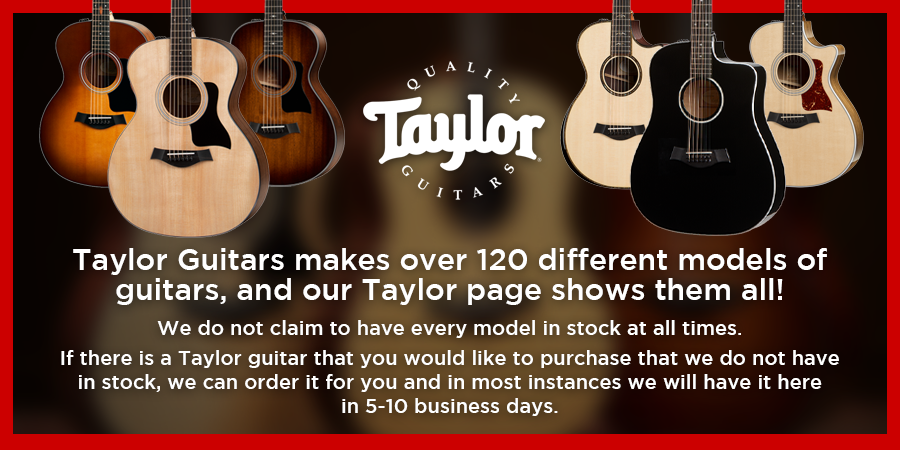 Music Gear - Guitars & Basses - Acoustic Guitars - Taylor - Bill's Music