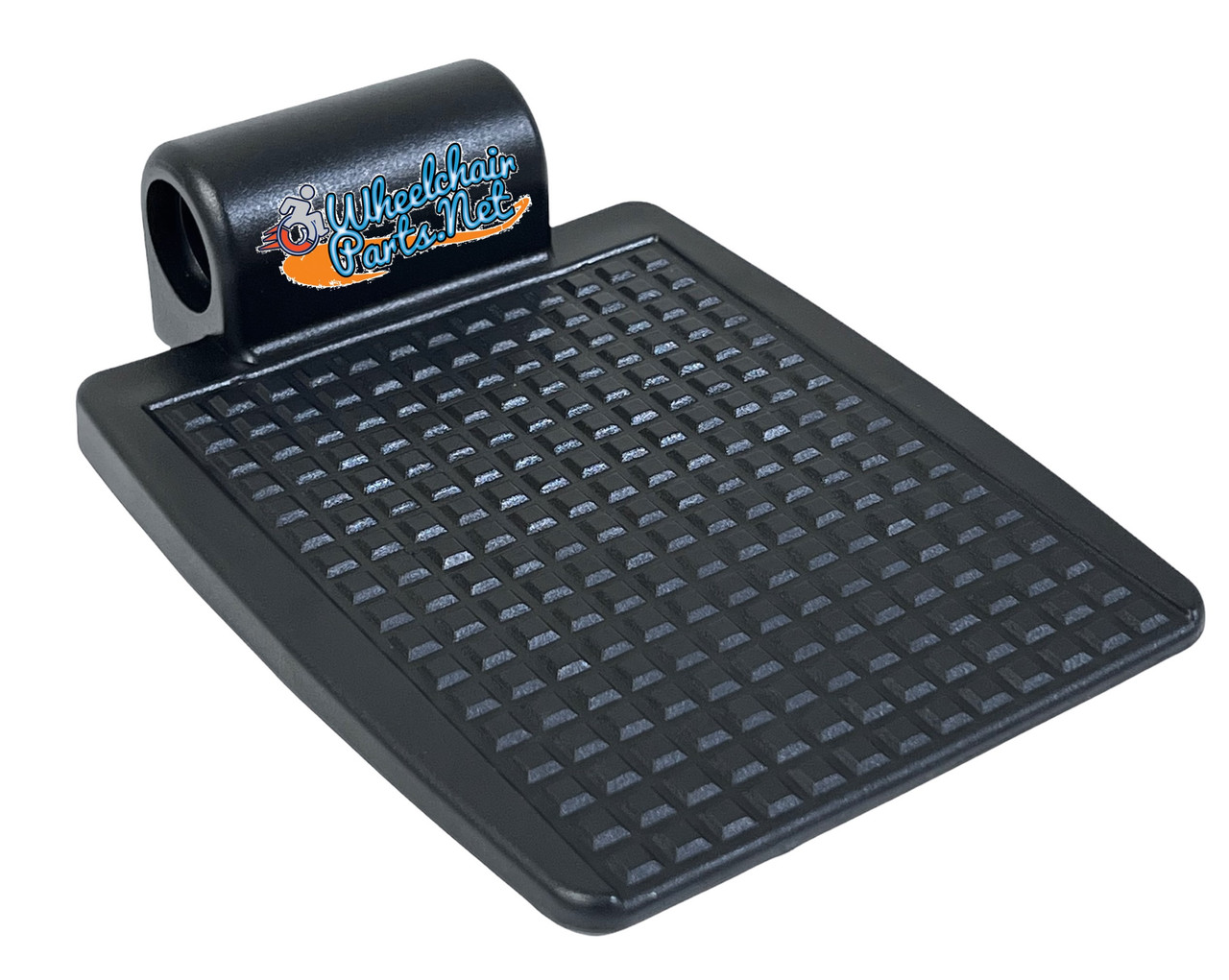 Heavy Duty Plastic Foot Plates for Wheelchairs with 7/8" Tubing . Fits ...