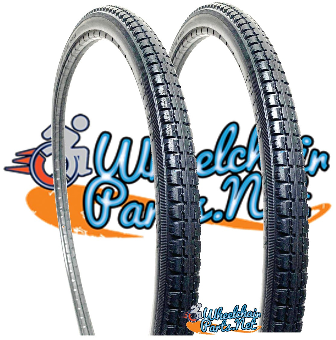 AL044P 24 X 1 3 8 BLACK URETHANE STREET TIRE SOLD AS PAIR al044p-24-x-1-3-8-black-urethane-street-tire-sold-as-pair