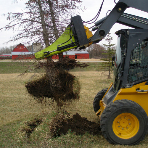 Brush Grubber BG-35 Tree Puller Attachment | Skid Steer Solutions