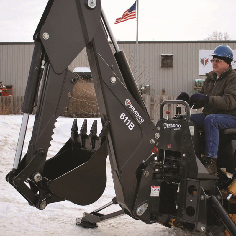Bradco 611B Skid Steer Backhoe Attachment | Skid Steer Solutions