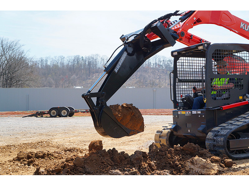 Blue Diamond Skid Steer Backhoe Attachment | Skid Steer Solutions