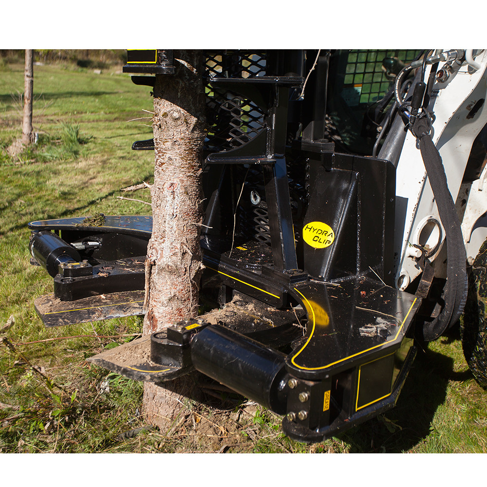 M&M Hydra-Clip Tree Shear with Grapple Attachment | Skid Steer Solutions