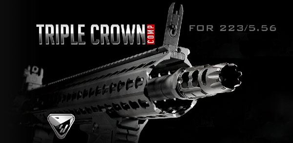 Strike Industries Triple Crown Muzzle Brake (5.56 / .223) | Wing Tactical