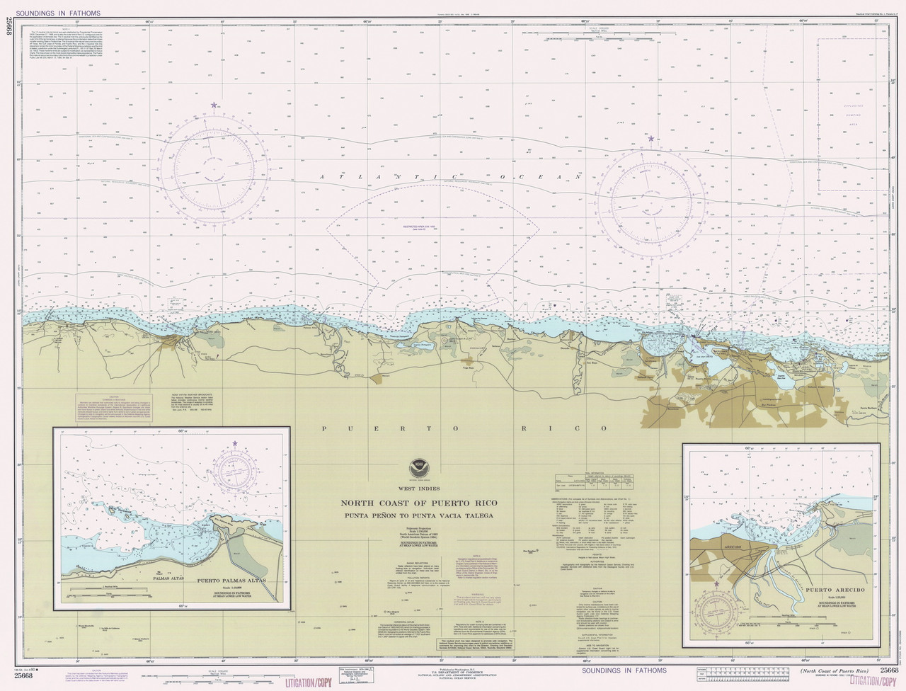 Punta Penon to Punta Vacia Talega 1990 - Old Map Nautical Chart AC ...