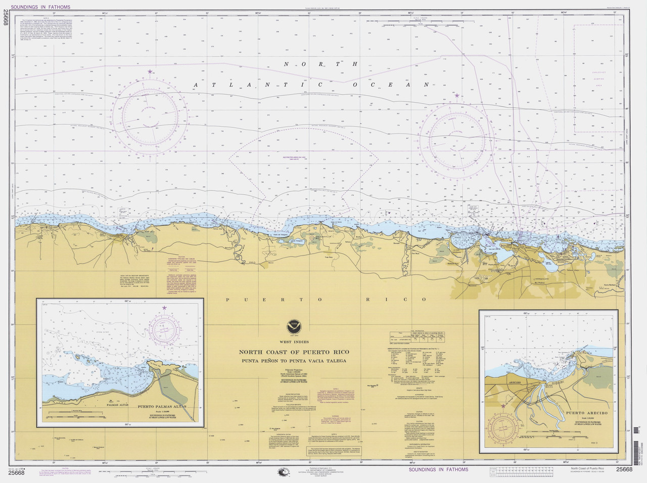Punta Penon to Punta Vacia Talega 1998 - Old Map Nautical Chart AC ...