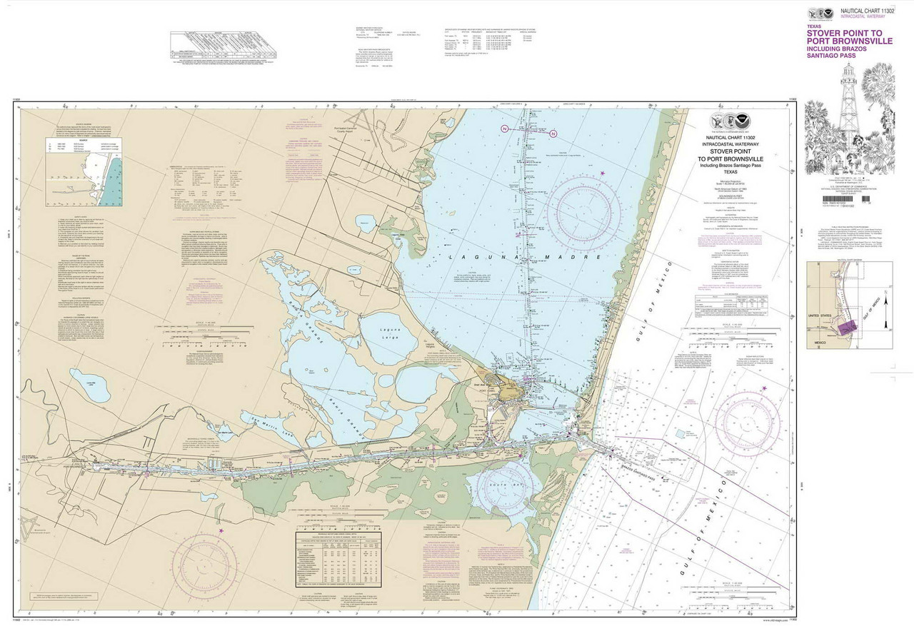 Stover Point to Port Brownsville 2014 - Old Map Nautical Chart AC ...