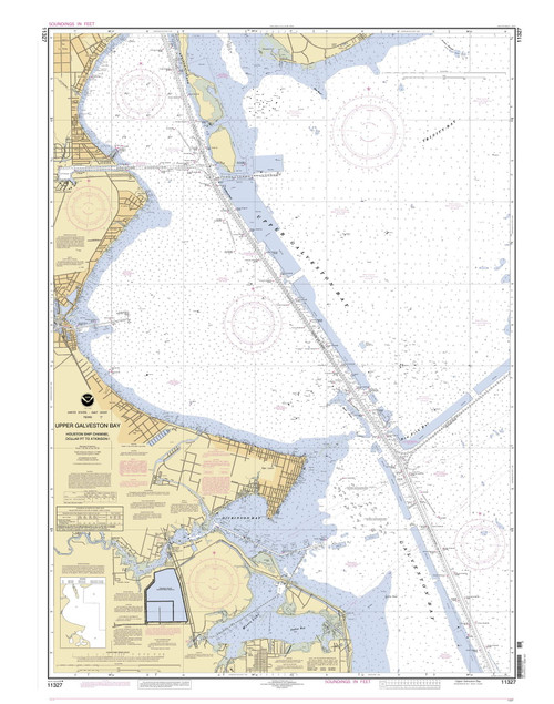 Upper Galveston Bay: Dollar Pt to Atkinson Island 2001 - Old Map ...