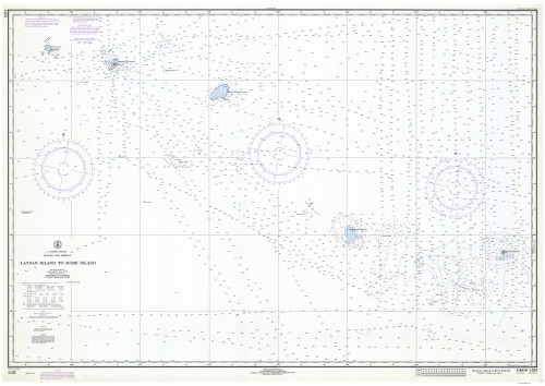 Laysan Island to Kure Island 1971 Hawaii Harbor Chart 4183 5 Northwest ...