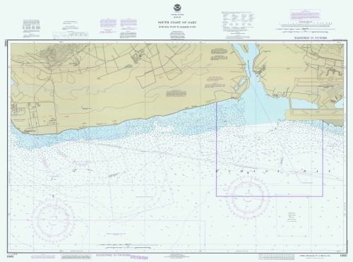 Ahua Point to Barbers Point 1990 Hawaii Harbor Chart 4133 - 19362 6 ...