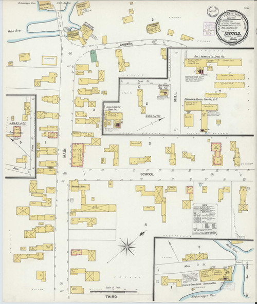 Dixfield, Maine 1901 - Old Map Maine Fire Insurance Index - OLD MAPS