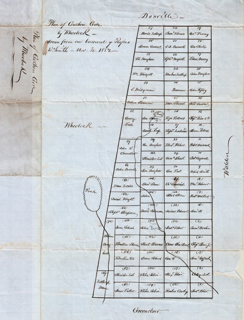 Goshen Gore Lotting Vermont Town VT State Archives - OLD MAPS