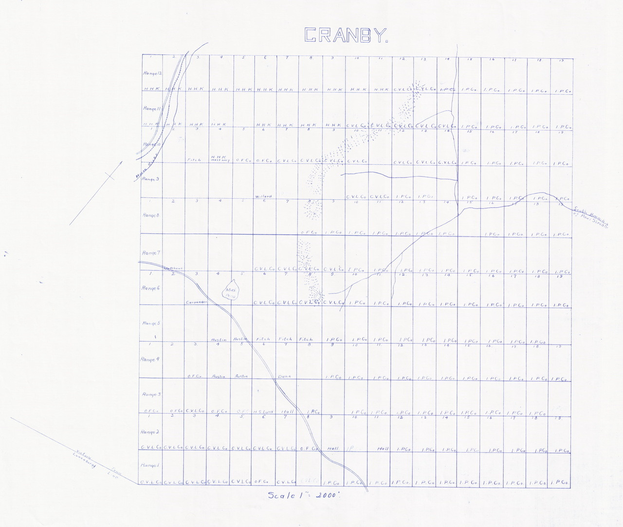 Granby Lotting Vermont Town VT State Archives - OLD MAPS
