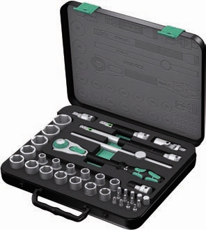 37 Pc Zyklop Ratchet 1 2 Drive Set Metric Wera 05003645002