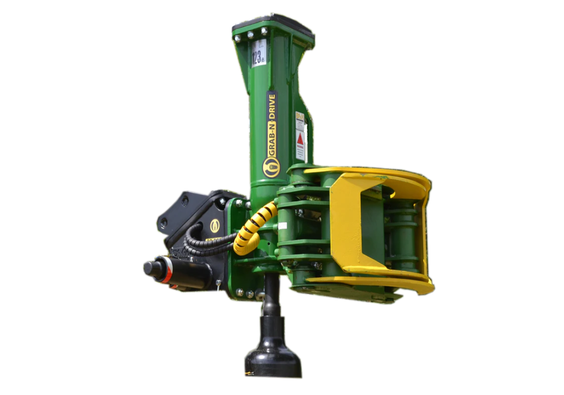 Exac-One Excavator Grab n Drive GD30S Post Rammer Attachment - Digrite