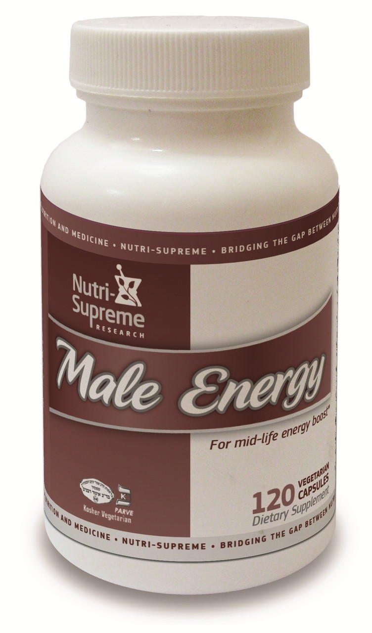 Nutri Supreme Male Energy Kosher Stamina Booster 120 Capsules