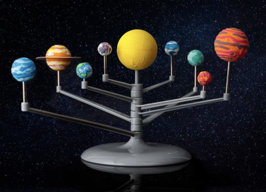 solar system project with pluto