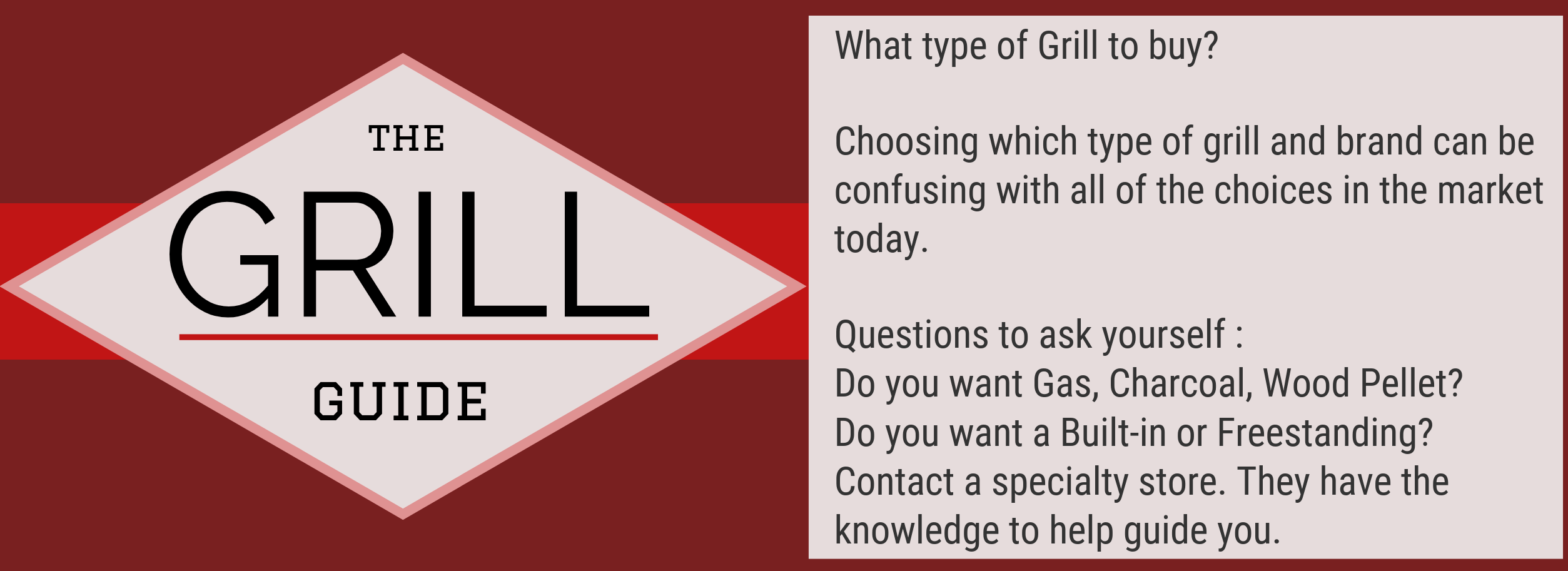 The Grill Guide - The BBQ Depot