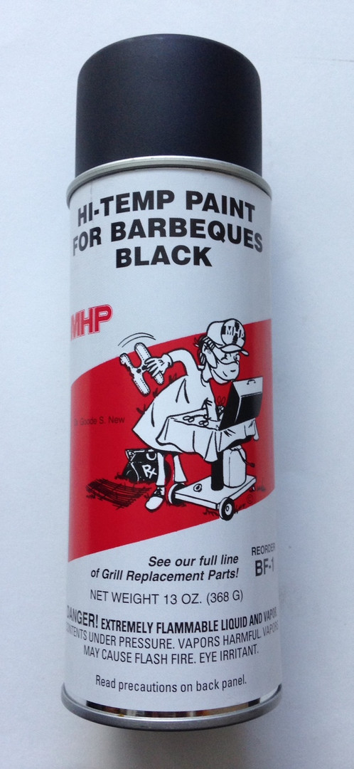 Black Hi-Temperature Hi Heat, Aerosol Grill Touch Up Paint
