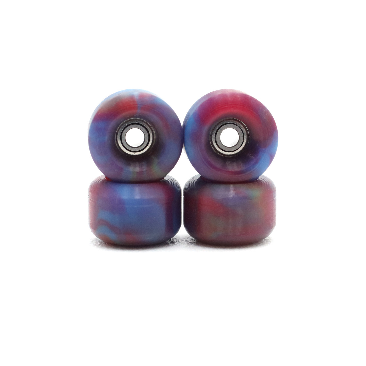 Blistered x FlatFace G4 Urethane Wheels - Red/Blue Tie Dye - FlatFace ...