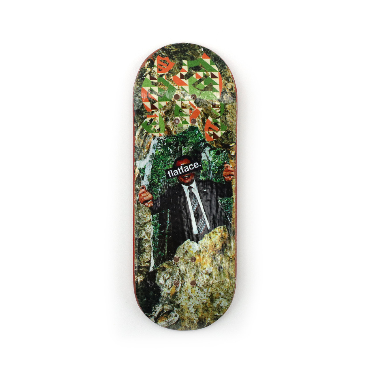 FlatFace G16 Deck - Jay Collage - 32mm Real Wear - FlatFace Fingerboards