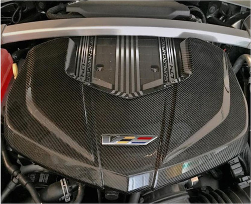 2016-2018 Cadillac CTS-V Carbon Fiber Engine Cover - GScreations