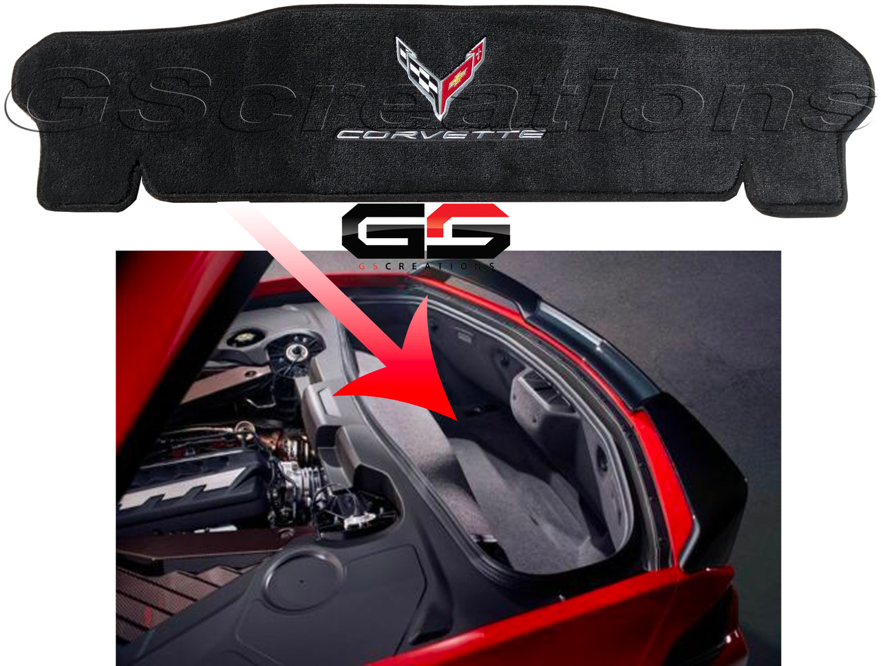 2020+ C8 Corvette Ultimat Lloyd Rear Trunk Mat Coupe - GScreations