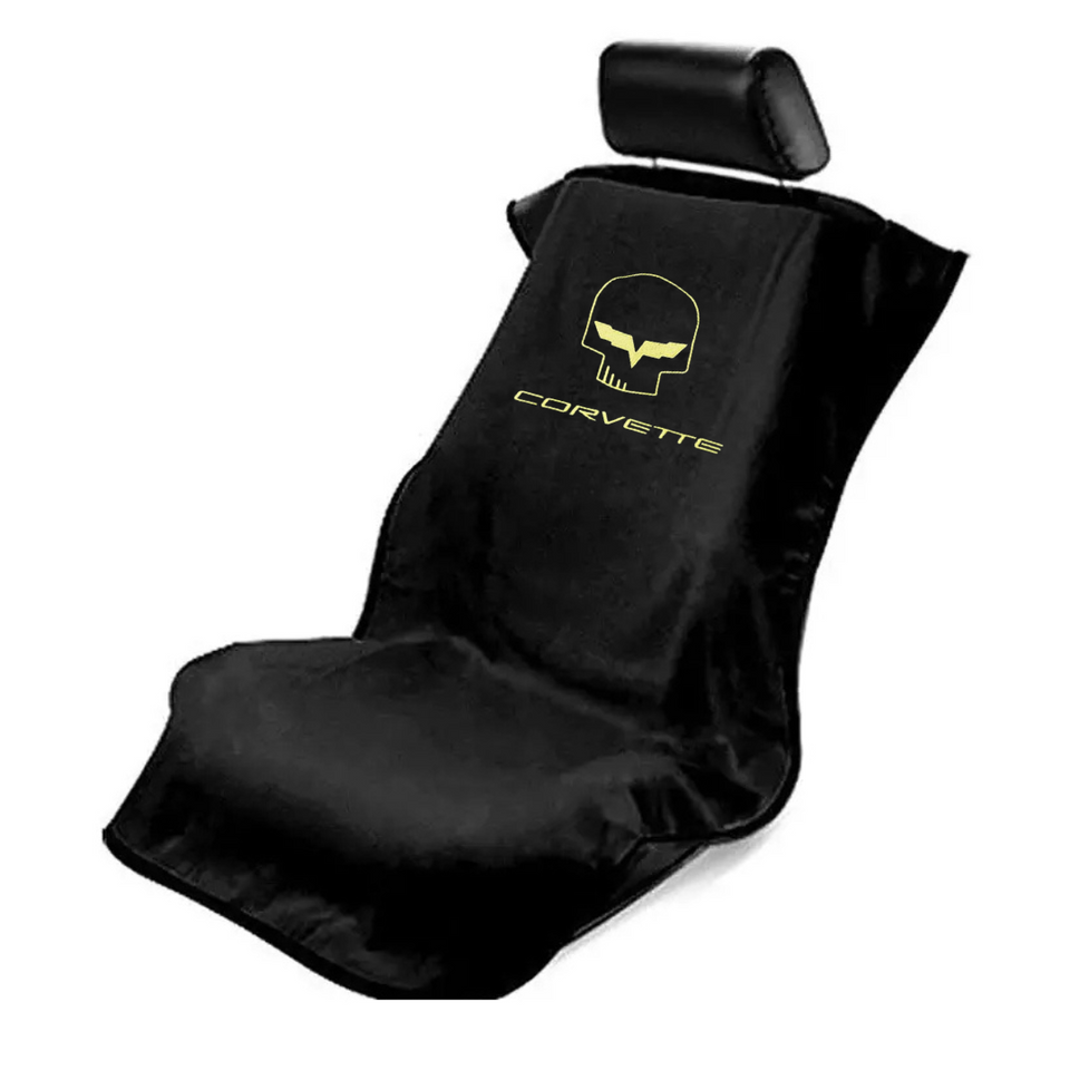 C6 Corvette Jake Skull Towel Seat Cover for Base - ZR1 - Z06 - Grand ...