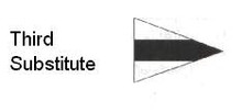 FLAG SIGNAL THIRD SUBSTITUTE - IMPA 371558