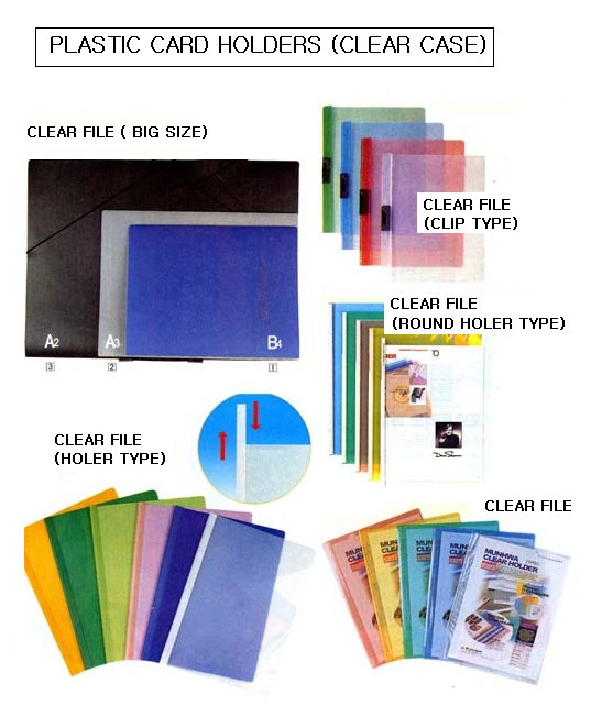 PLASTIC HOLDER A-4 CLEAR - IMPA 470375