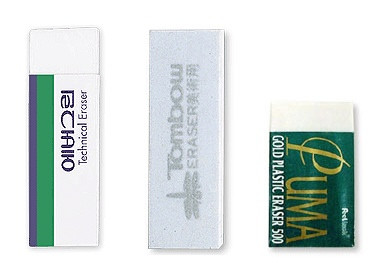 PENCIL ERASER PLASTIC MEDIUM FOR OFFICE USE - IMPA 470862