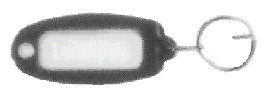 TAG PLASTIC OVAL WITH RING 45X30MM - IMPA 471307
