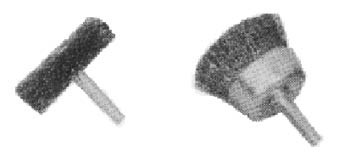 BRUSH WIRE WHEEL OD50MM WITH 6MM ARBOR IMPA 510786