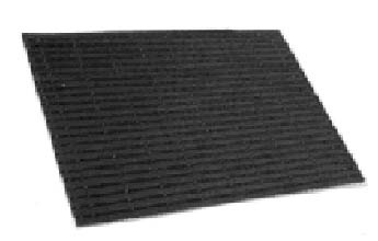 MAT DOOR VINYL JOINTED P.V.C. CORRUGATED 45X75CM - IMPA 511062