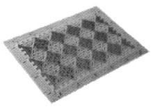 MAT DOOR RUBBER JOINTED 45X75CM - IMPA 511067