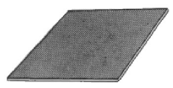 TILE PLASTIC 2X304.8X304.8MM - IMPA 511101