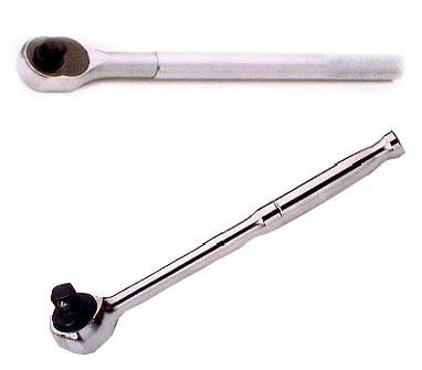 RATCHET HANDLE MALE 9.5MM/SQ DRIVE 190MM IMPA 610403