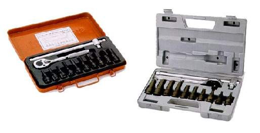 BIT SET HEXAGON 6-17MM 6 BITS & 6 TOOLS IMPA 611288