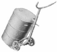 CARRIER FOR DRUM STEEL FRAME WITH 2 SOLID TIRES IMPA 617193