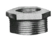 BUSHING HEXAGON BRASS 1X3/4 THREADED IMPA 732220