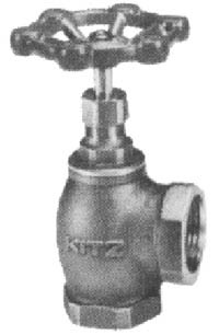 ANGLE VALVE BRONZE SCREWED 150LBS PT1 - IMPA 751935