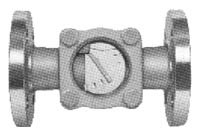 SIGHT FLOW INDICATOR CAST IRON FLAPPER TYPE FLANGED 80A - IMPA 752518