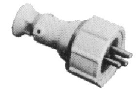 PLUG WATERTIGHT 3PIN HNA CAST BRASS - IMPA 792886